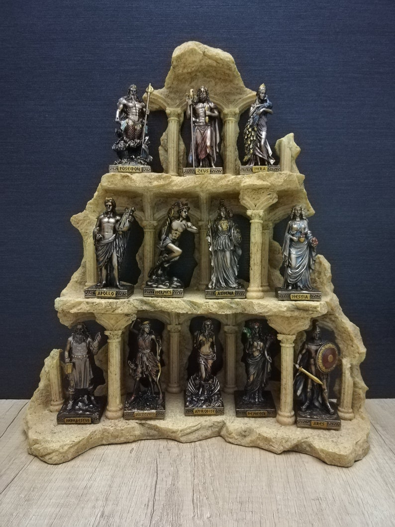 Greek Mythology Olympian Gods Statue Set - Veronese Design - Etsy