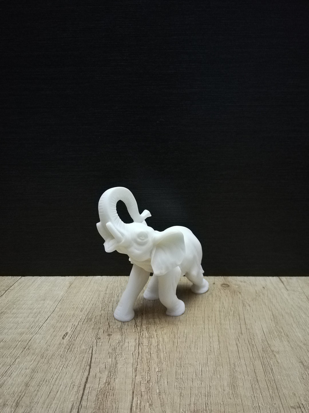 Handmade Alabaster Elephant Sculpture: Greek Animal Decor (10.5cm) - Etsy