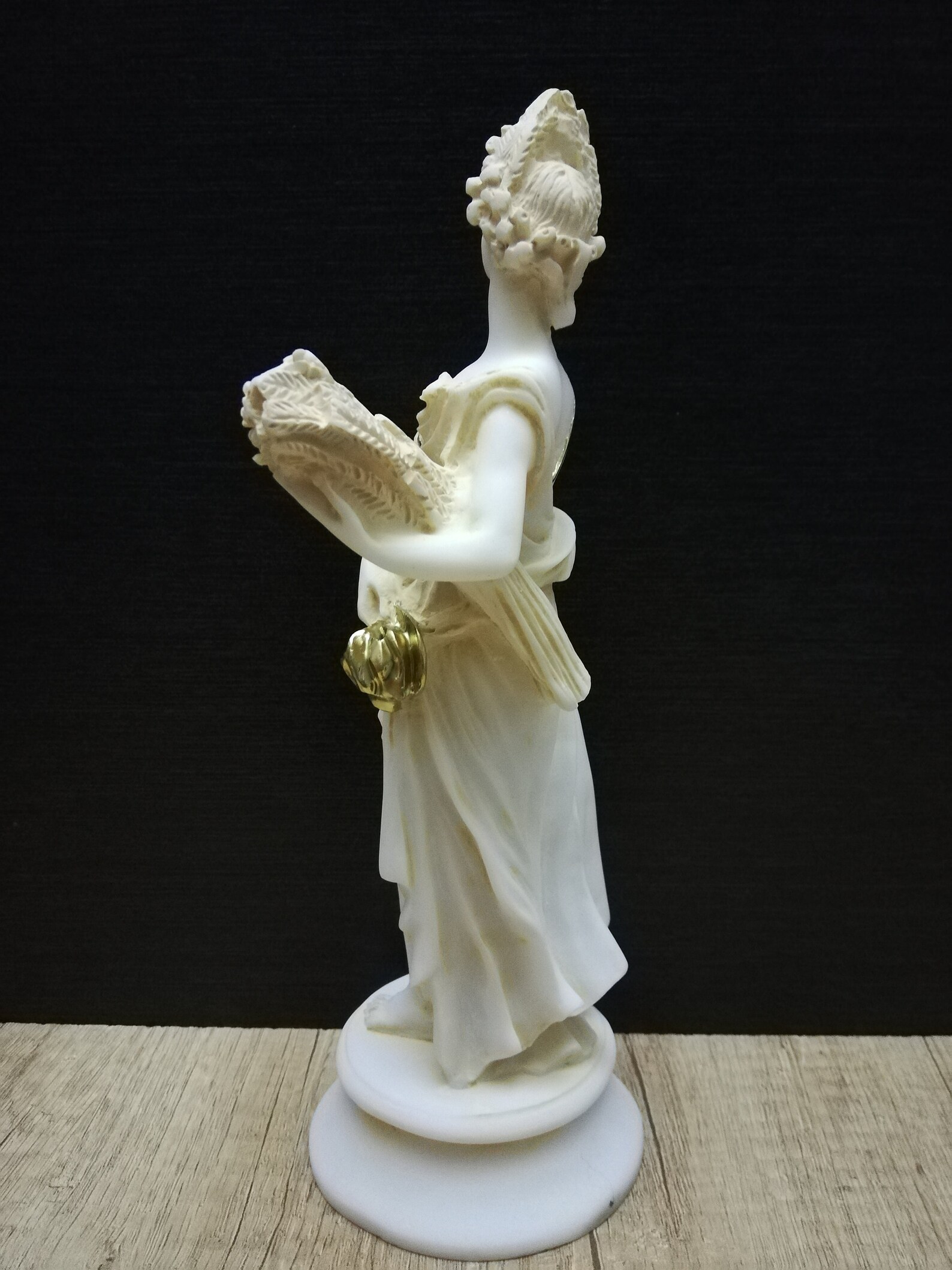 Demeter Sculpture: Handmade Alabaster Greek Goddess Statue (25.5cm) - Etsy