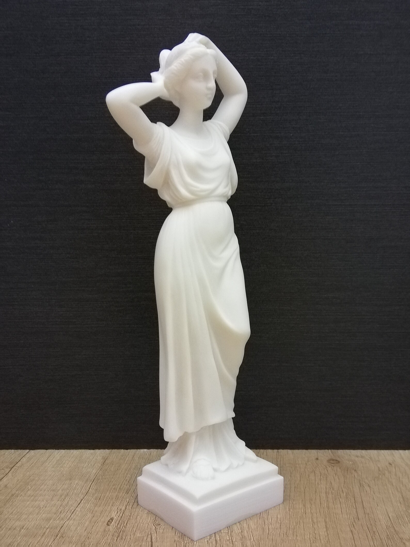 Tanagra Famous Greek Statue 25.5cm 10in Greek Alabaster - Etsy