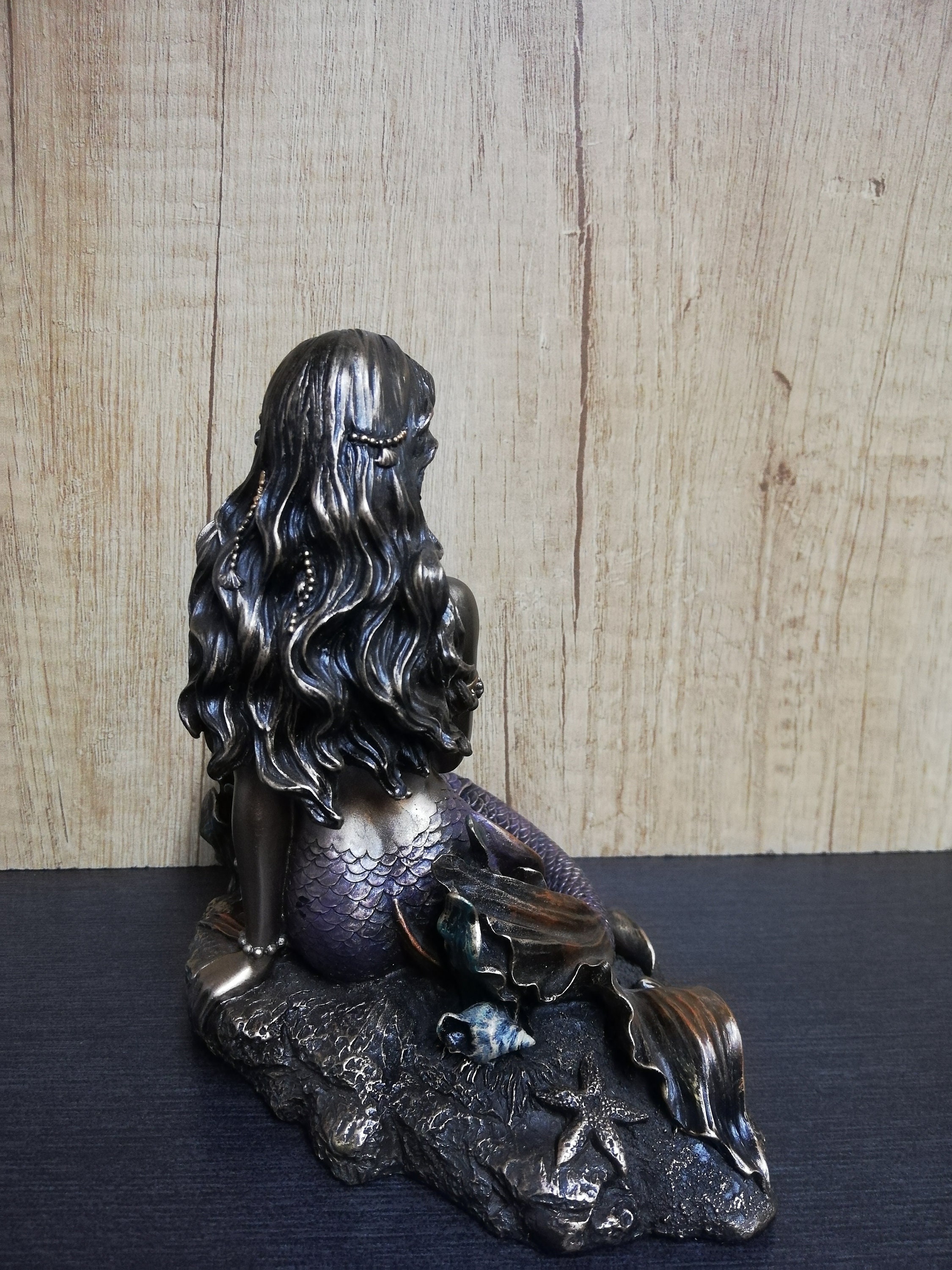 Bronze Color Mermaid Statue - Veronese Design - Unique Details - Etsy