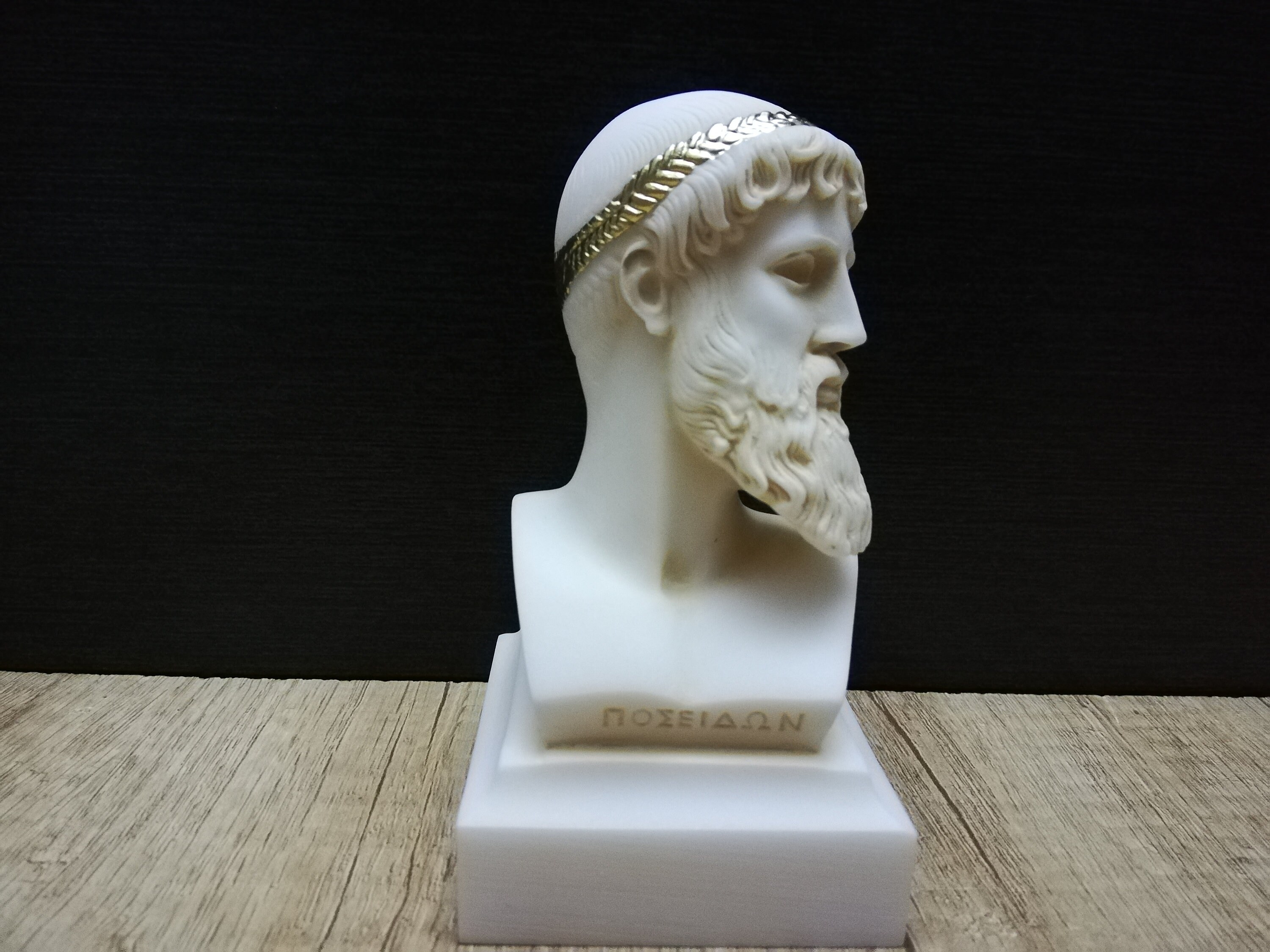 Poseidon God of the Sea Head Bust 12cm-4.72in Greek God - Etsy