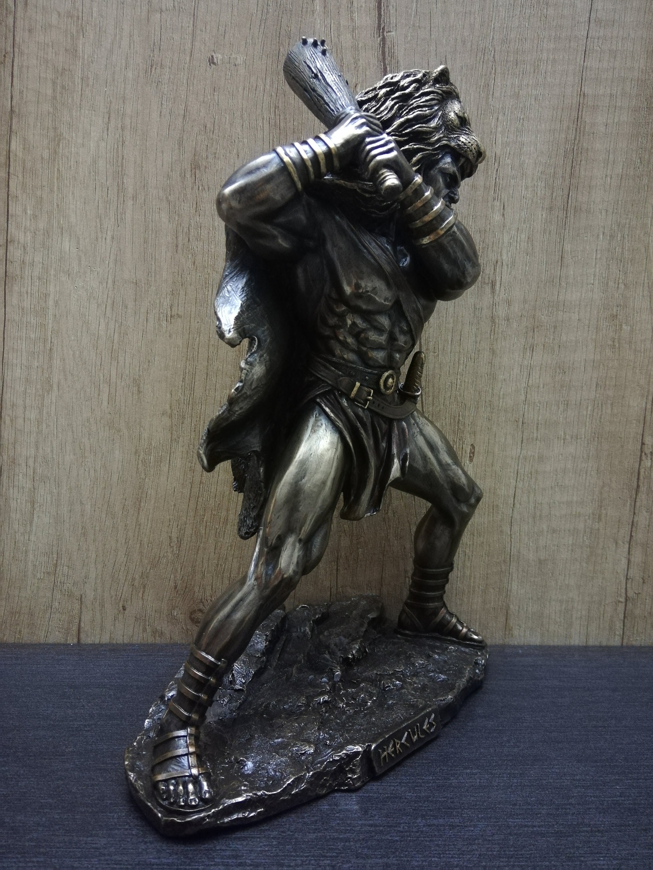 Hercules 26.5cm 10.43in Ancient Greek Hero Resin and Bronze | Etsy