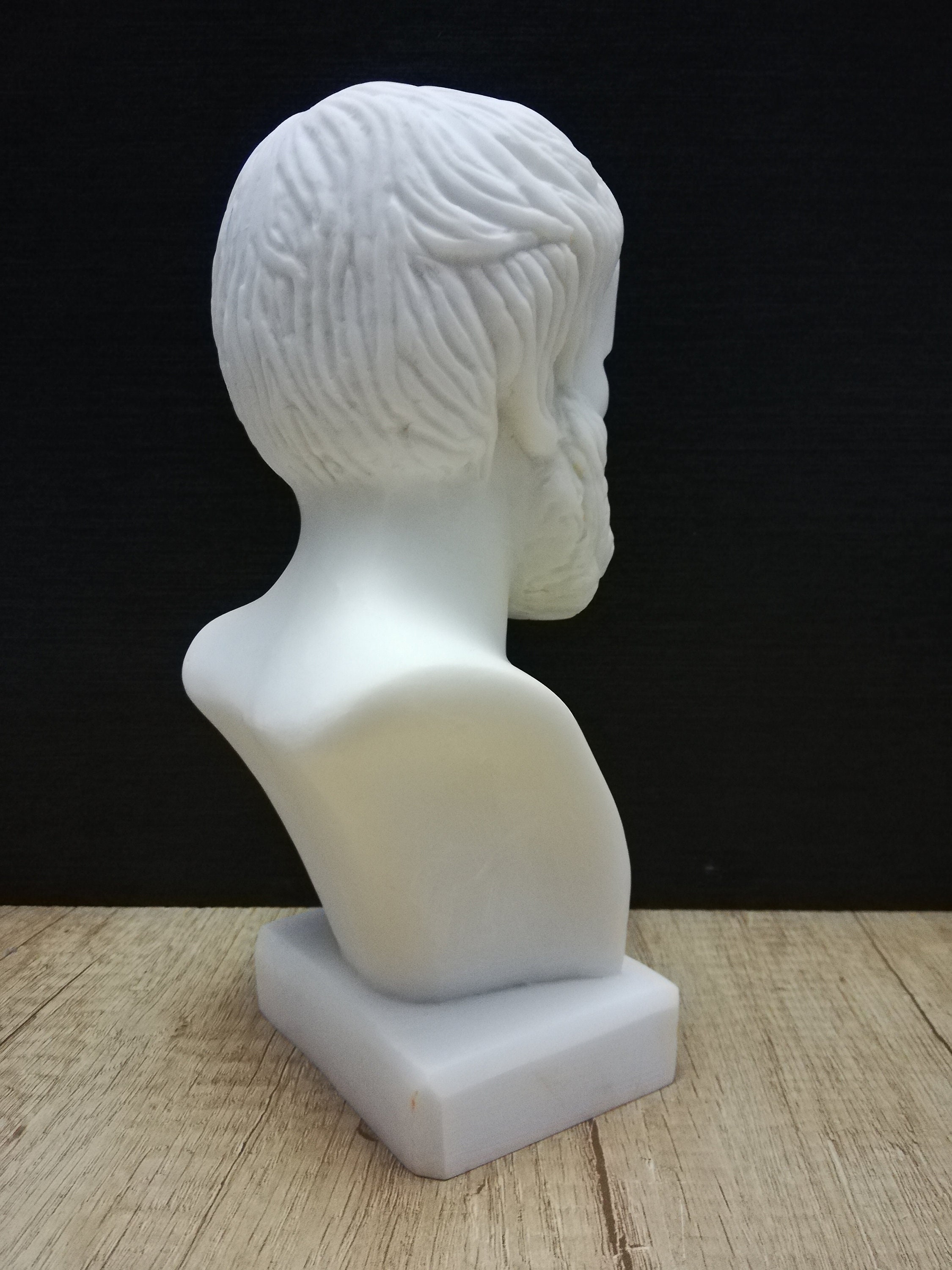 Aristotle Bust Head Famous Greek Philosopher Handmade Greek - Etsy