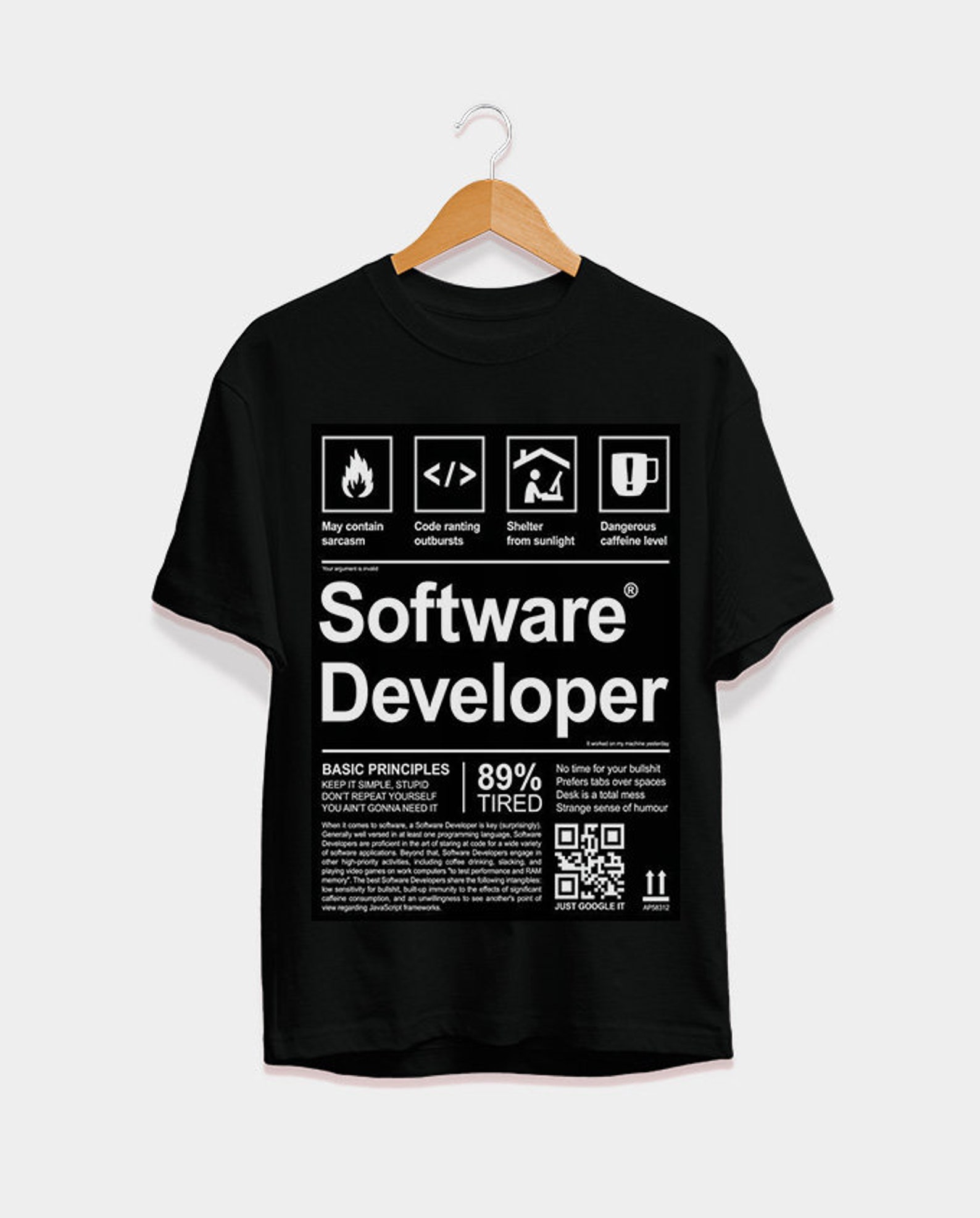 Funny software developer T Shirt Geek Shirt Debugging Coder | Etsy