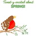 Tweet-y Excited for Spring! | Toddler Baby Handprint Footprint DIY Card ...