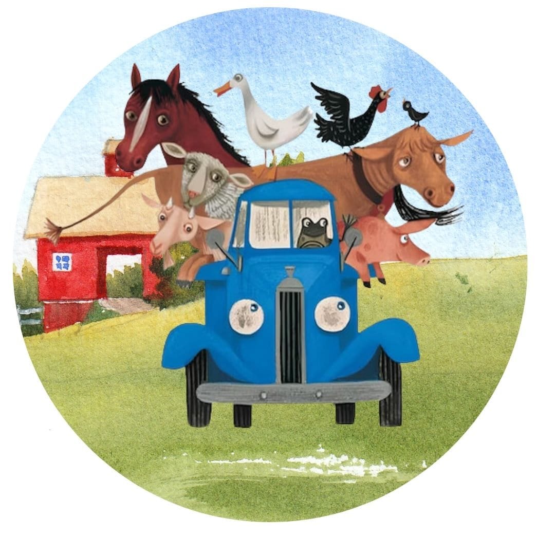 Little Blue Truck Birthday Cake Cupcake Toppers | Beep Beep Beep! Said ...