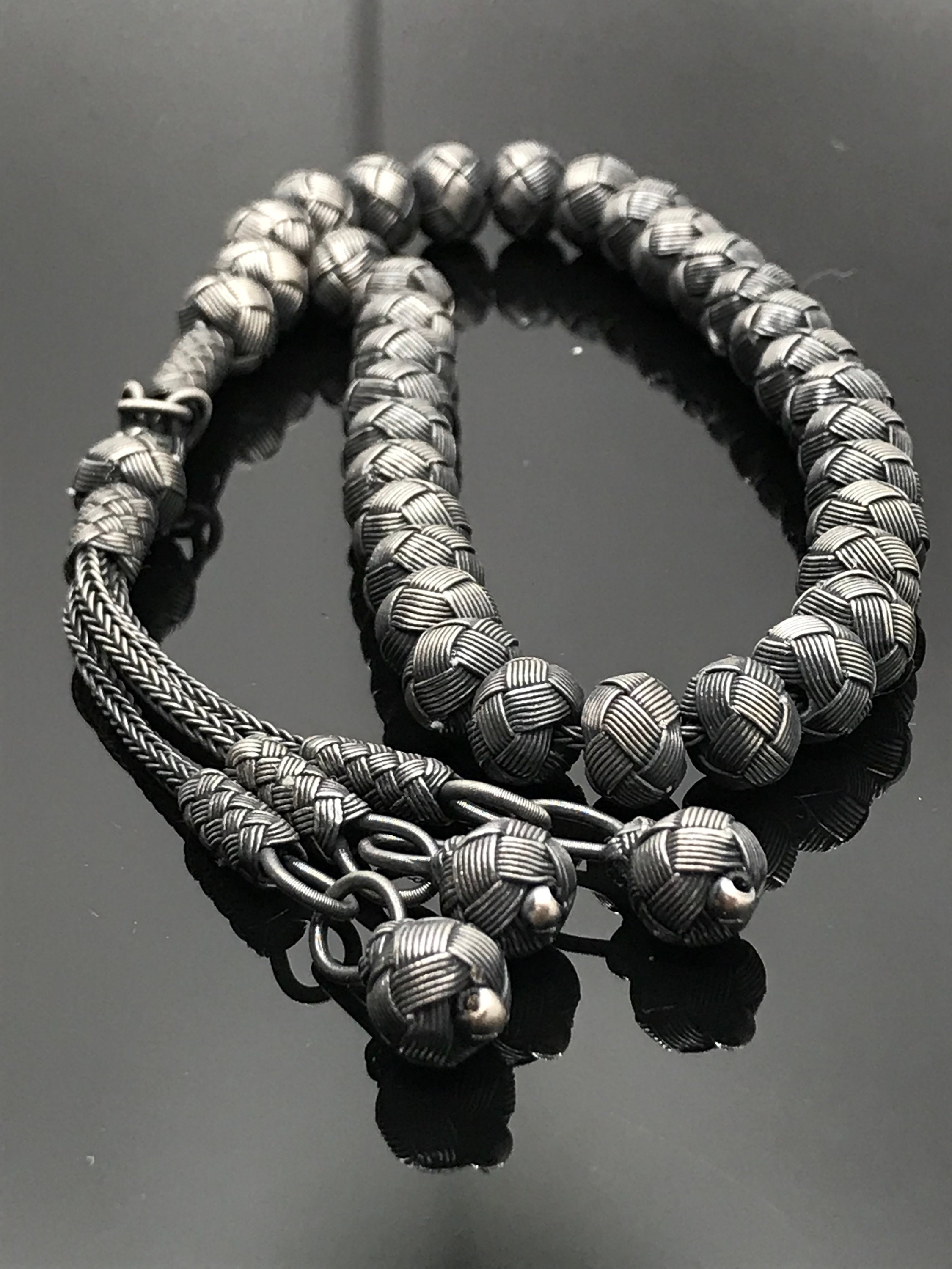Sterling Silver Tesbih, Islamic Gift for Him, Islamic Silver Rosary ...