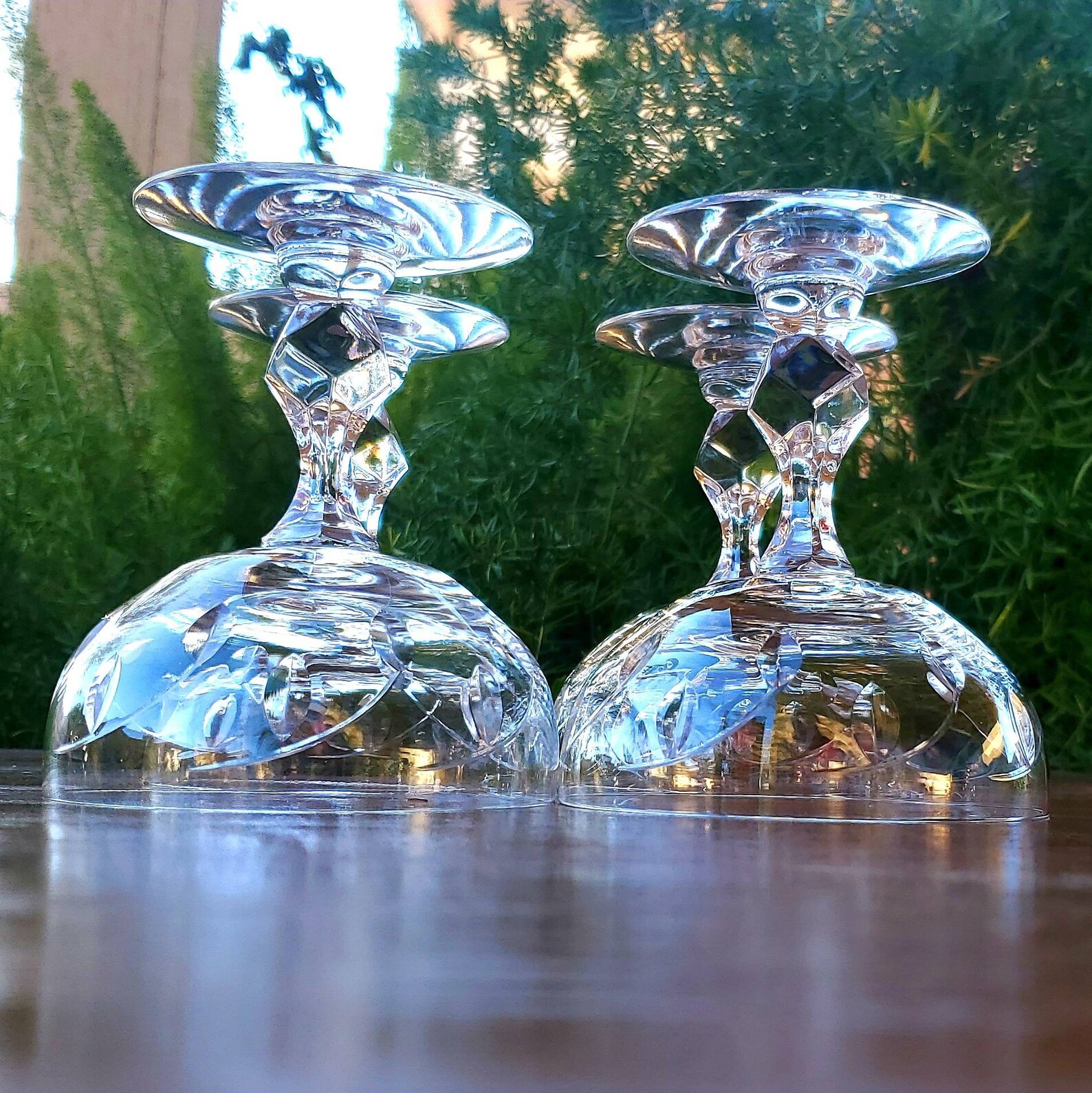 4 Willow Tiffin Franciscan Crystal Champagne Sherbet Coupes - Etsy