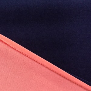 Chique Dancewear Angela Navy Blue & Coral Reversible Tango Dress - Etsy