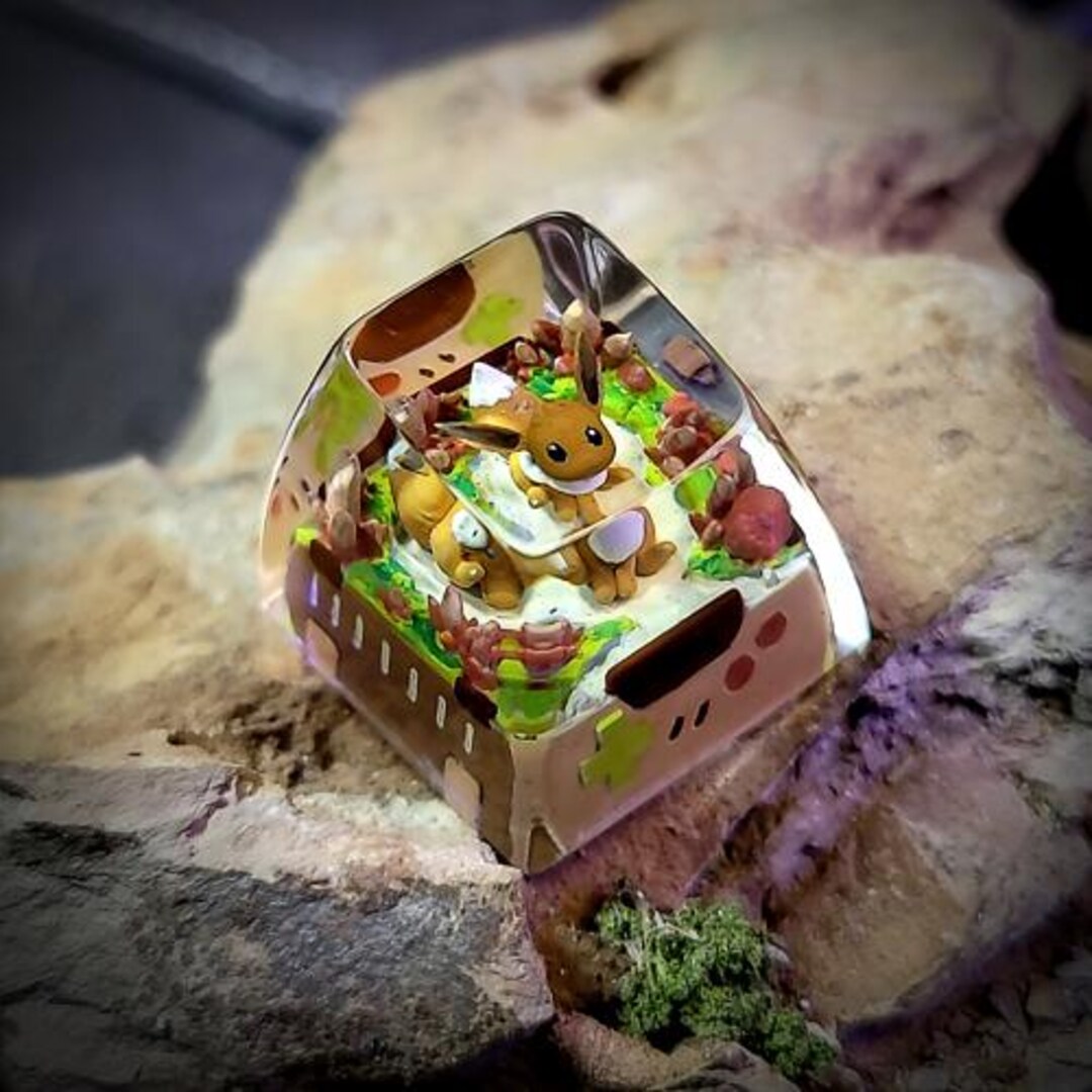 Eevee Pokemon Keycaps, Pokemon Mechanical Keyboard Buttons, Pokemon ...