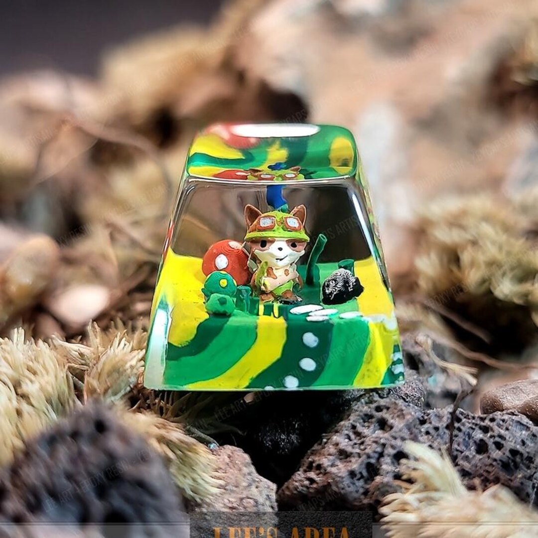 Teemo Keycap , Mechanical Keyboard Buttons , Custom Keyboard Buttons ...
