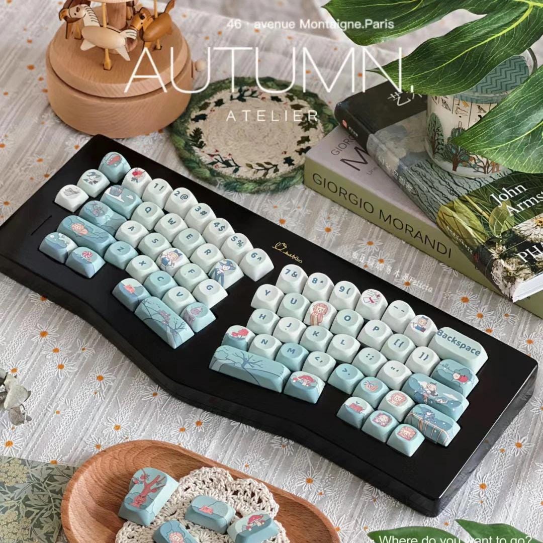 SOA Keycaps the Wizard of Oz 142 Keys Gift Cute Key Cap Square Thermal ...