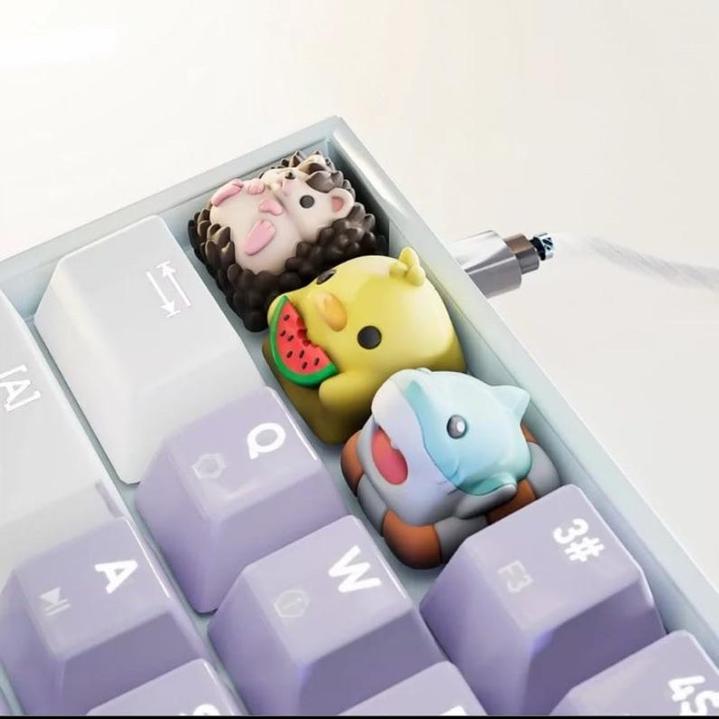 Keyboard Button, Hedgehog, Duck, Shark Keycap, Esc Keycap, Custom ...
