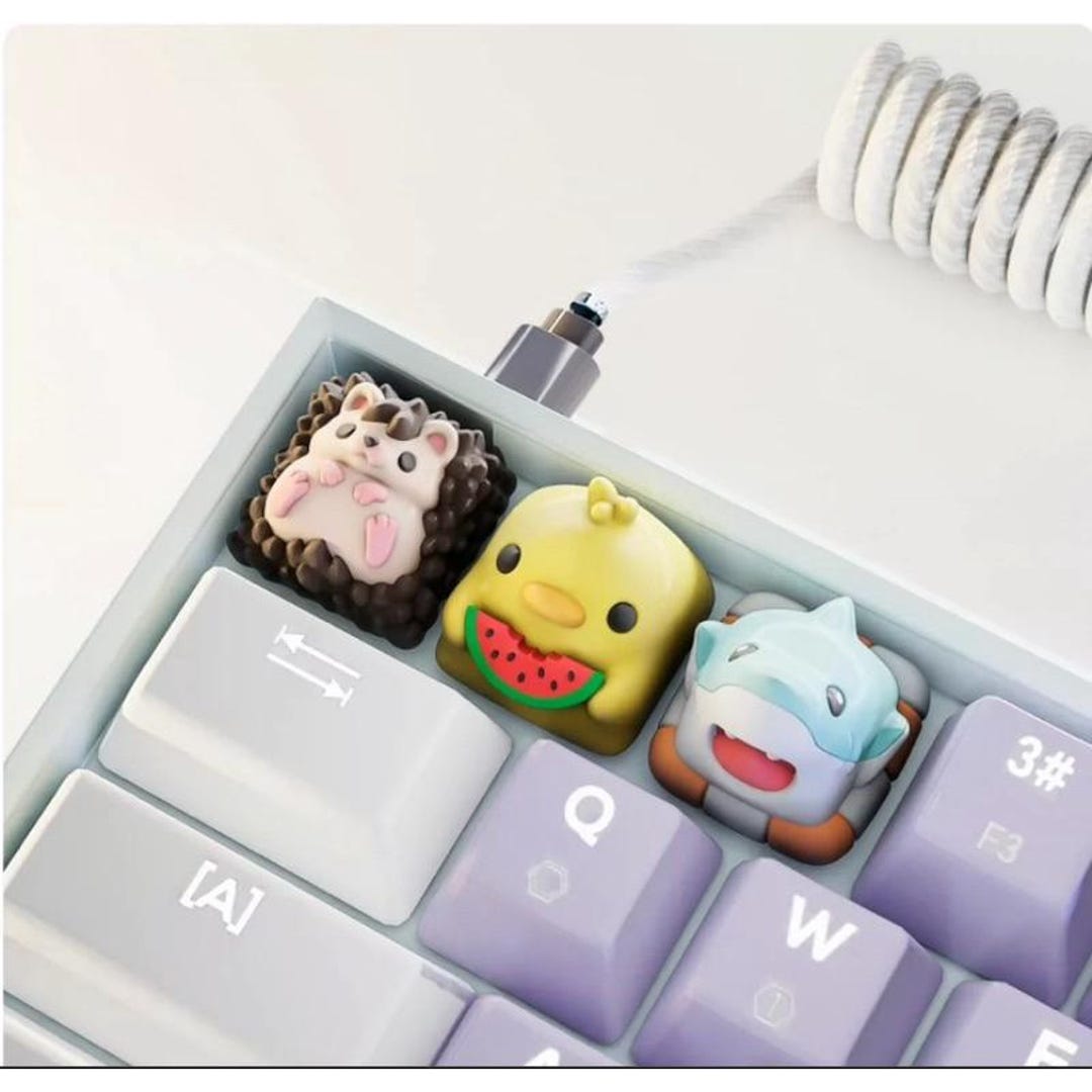 Keyboard Button, Hedgehog, Duck, Shark Keycap, Esc Keycap, Custom ...