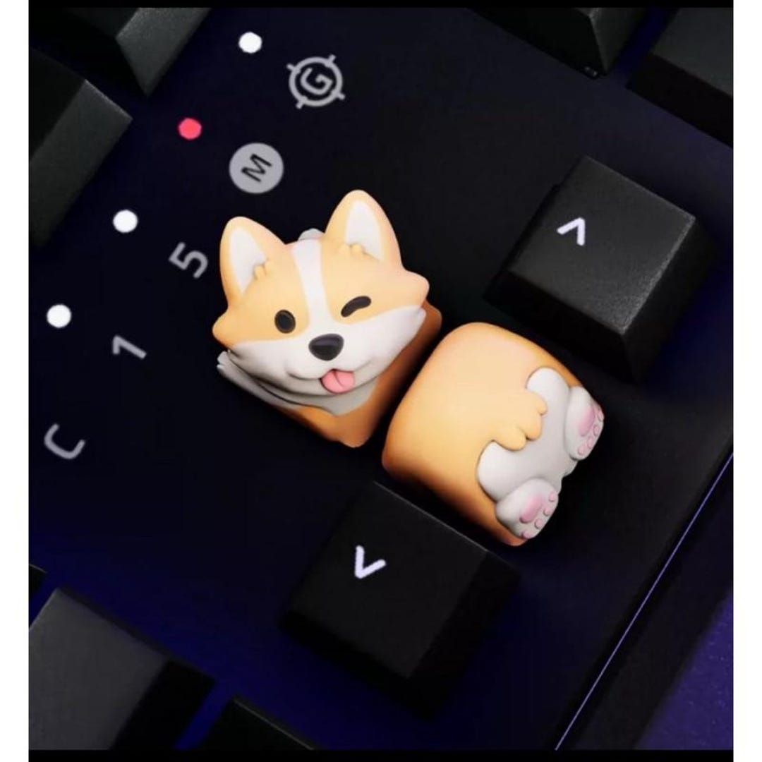 Keycap Resin Animal Corgi Cute, Esc Keycap, Custom Keycap, 3d Printed Keycap, Artisan Keycap ...