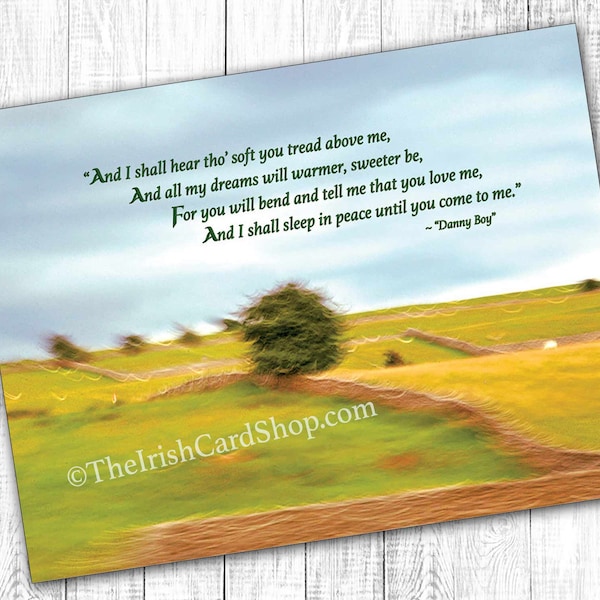 Irish Sympathy Card - Etsy