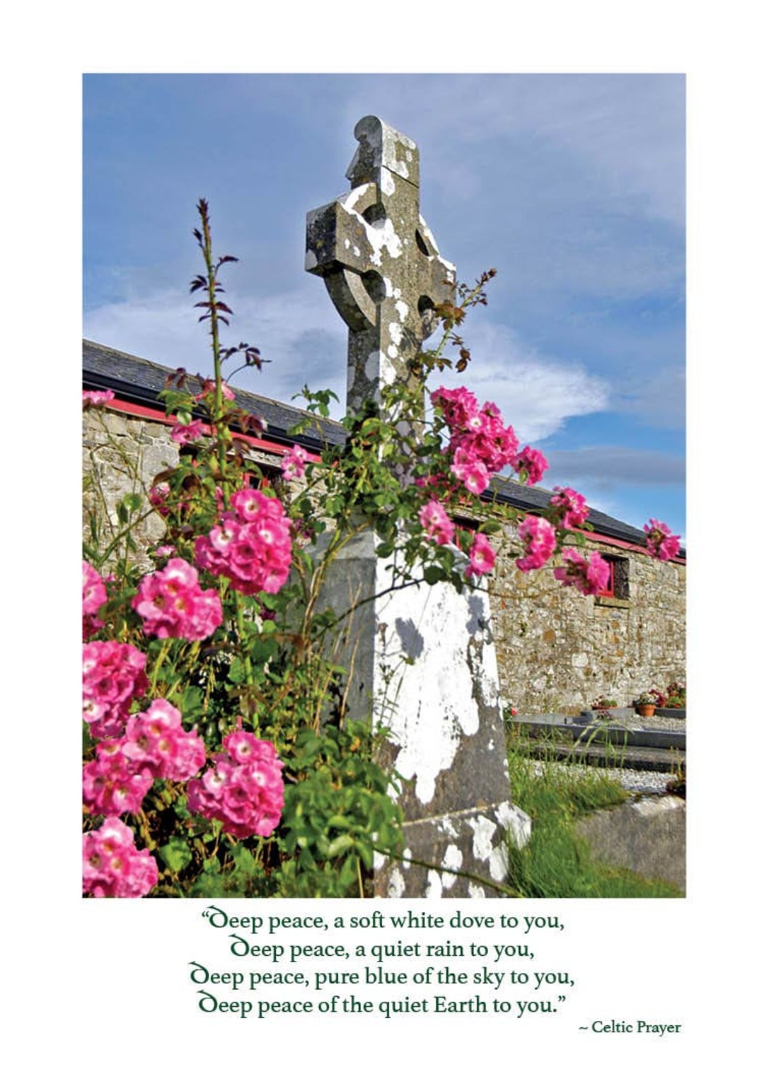 Celtic Cross Sympathy Card, Irish Sympathy Card, Eco Friendly Greetings ...