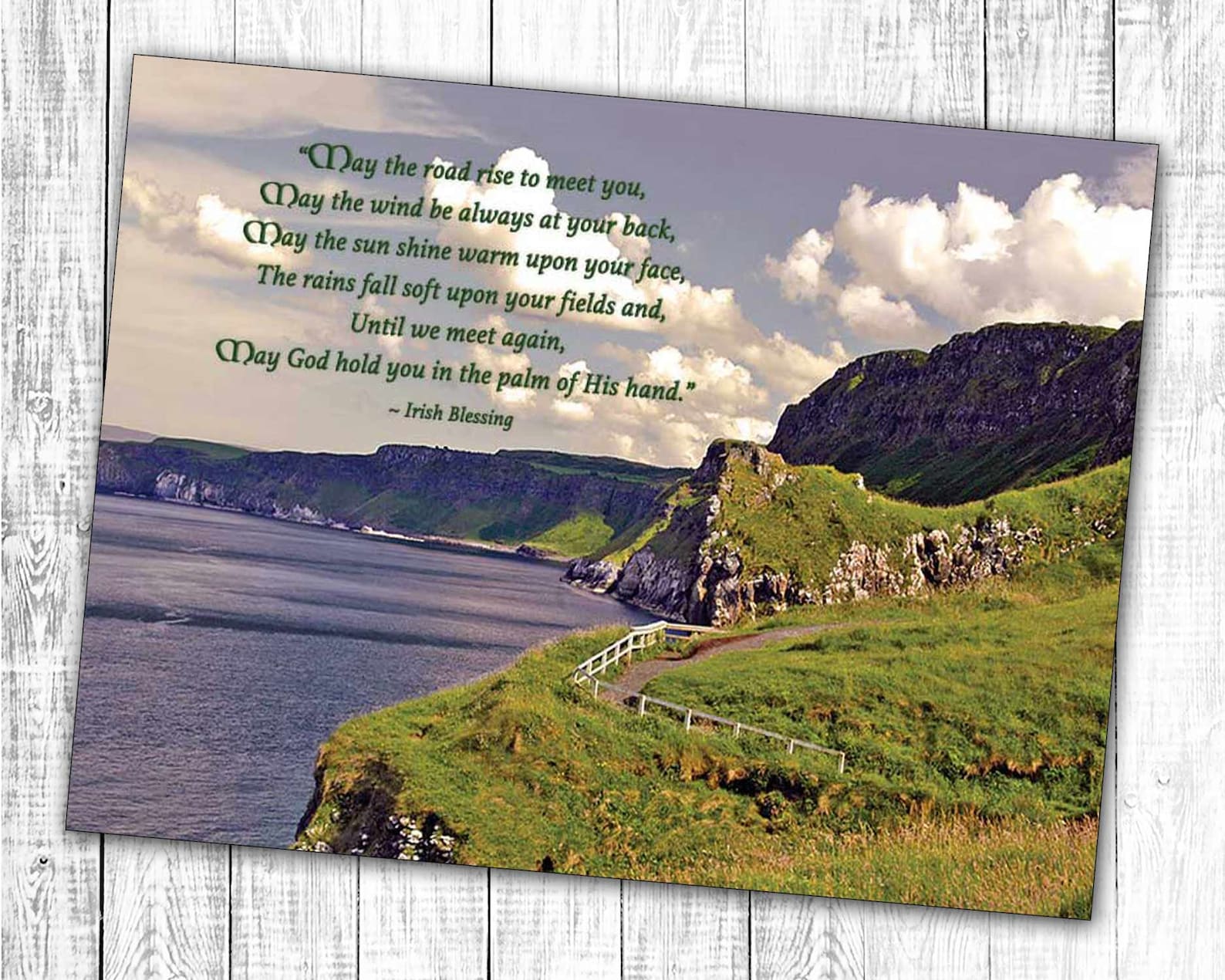 Road Rise Irish Sympathy Card, Irish Condolence Card, Dingle Peninsula ...