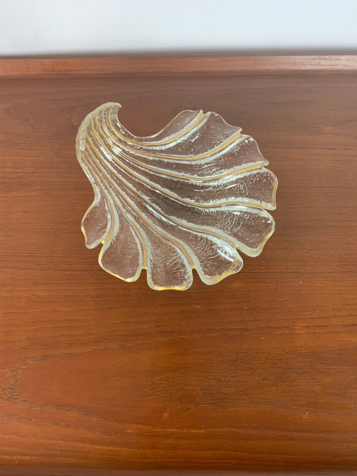 Late 19th Century French Glass Scallop Shell Dish - Etsy UK