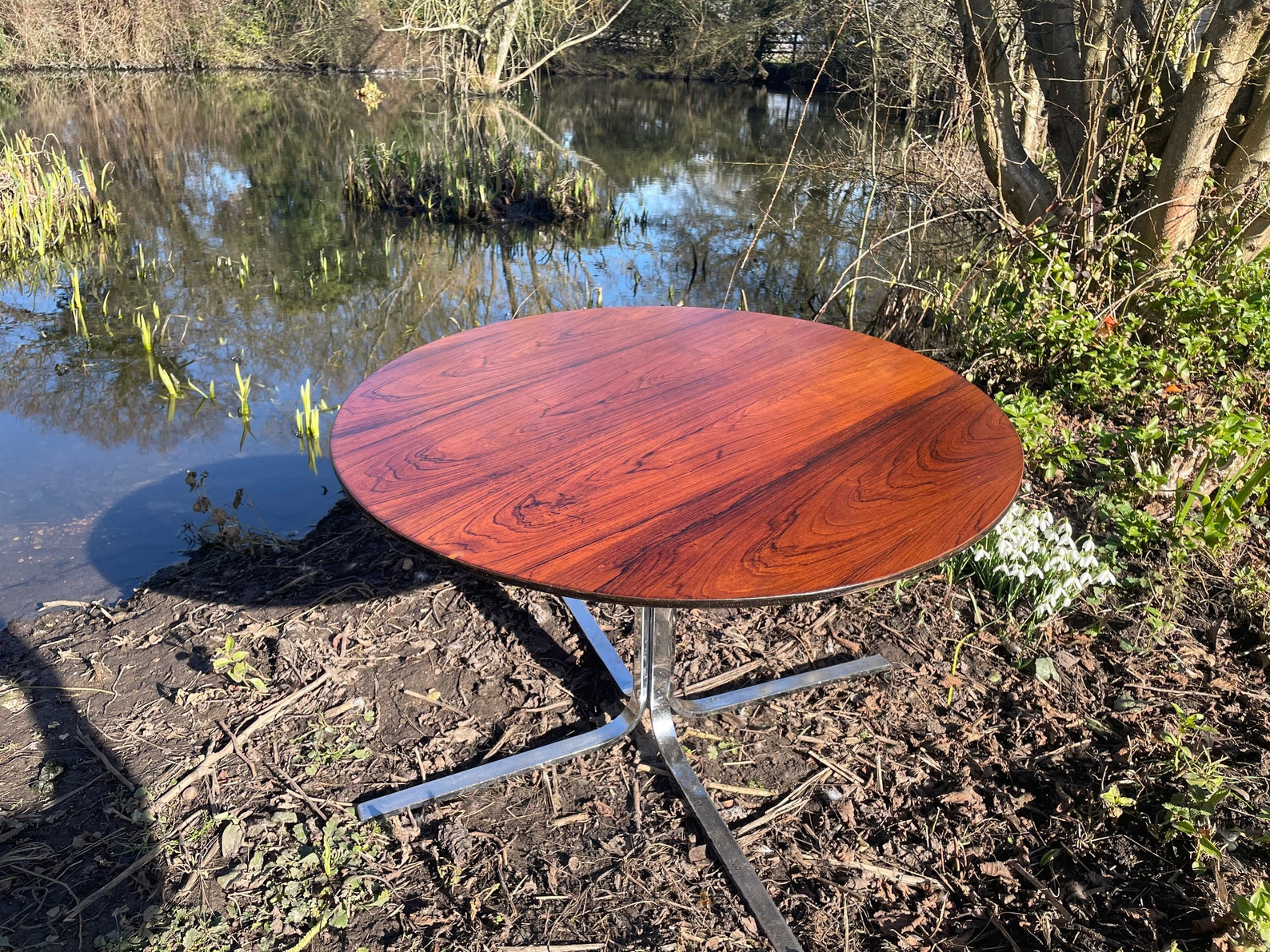 Mid Century Modern Rosewood Small Table - Pending A10 Certificate - Etsy
