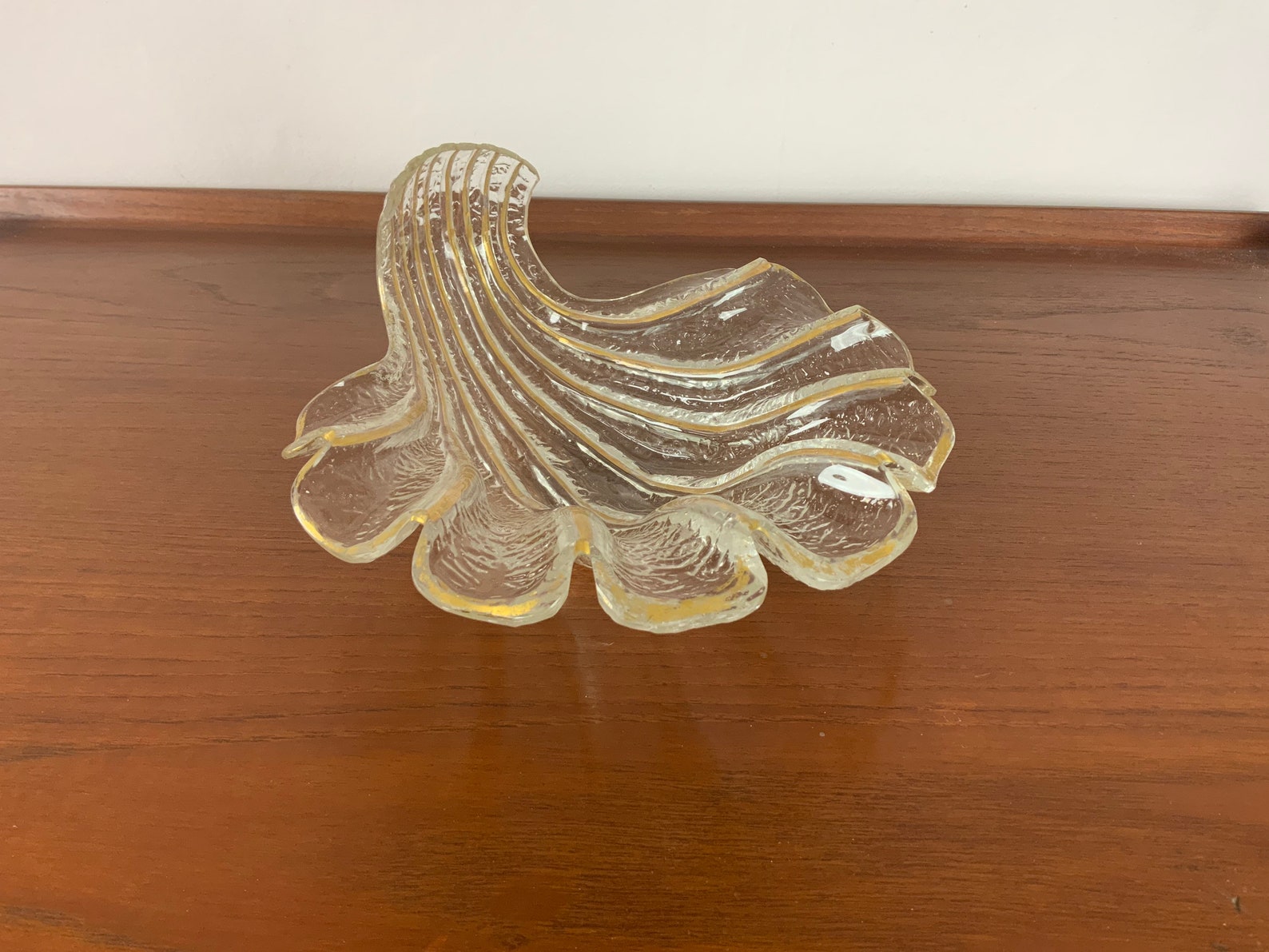 Late 19th Century French Glass Scallop Shell Dish - Etsy UK
