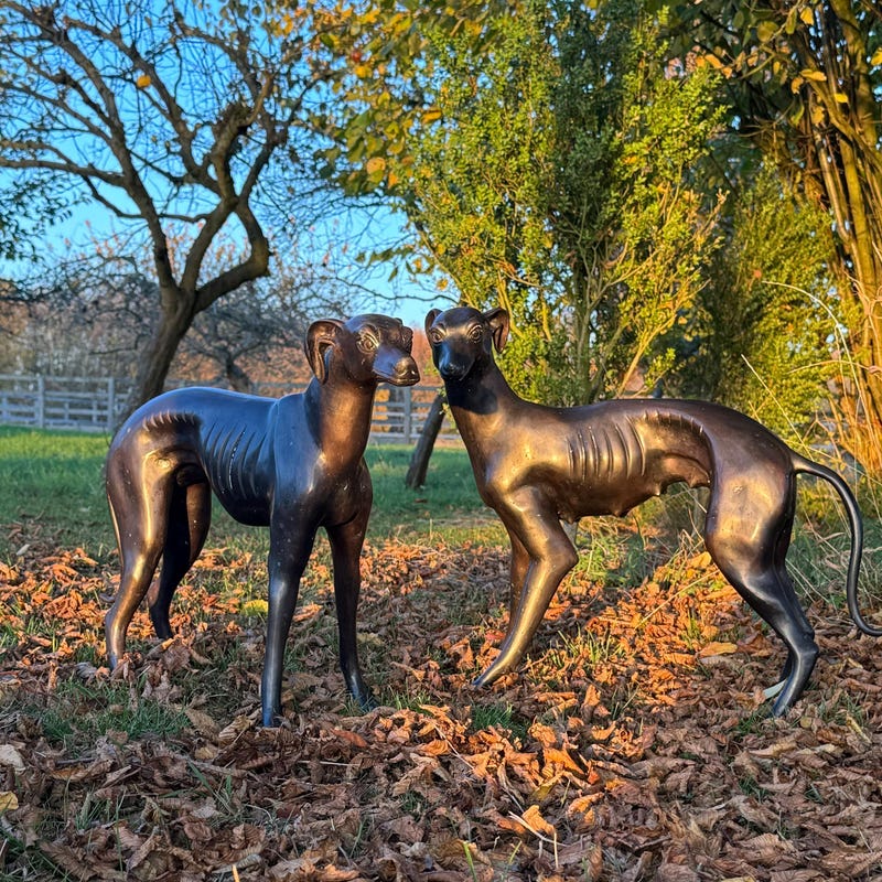Italian Greyhound Statue - Etsy