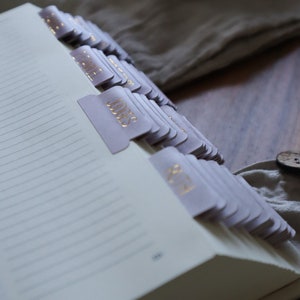 Bible Tabs Rose Floral | Matte-coated Sticker Tabs | Bible Tabs for ...