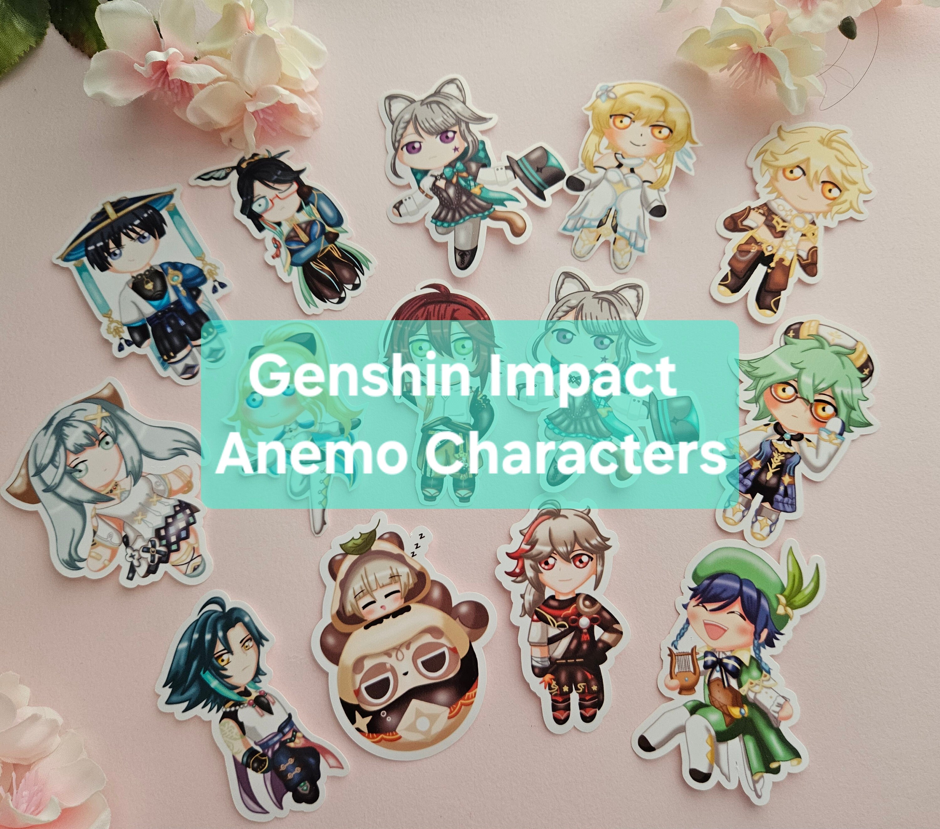 Anemo Genshin Stickers - Etsy