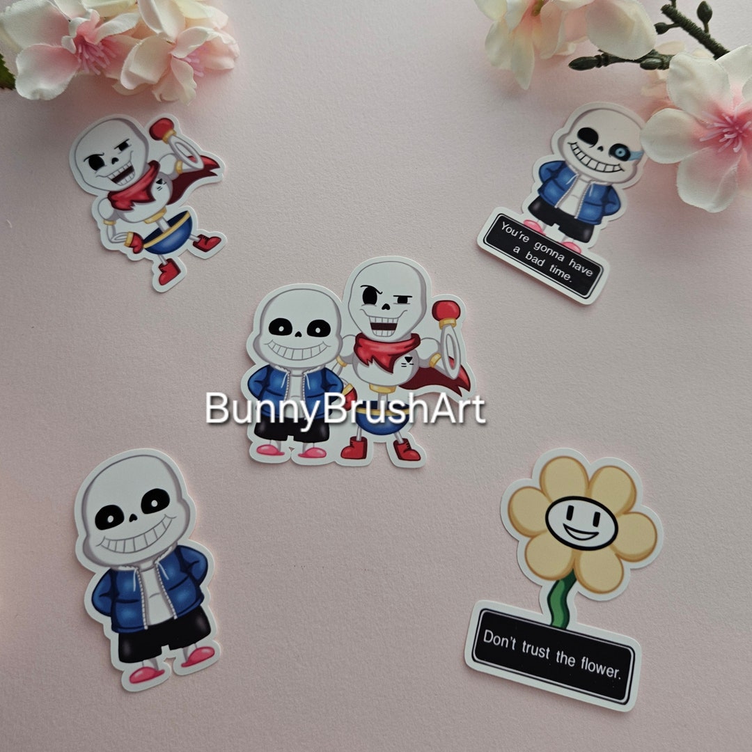 Undertale Vinyl Stickers - Etsy