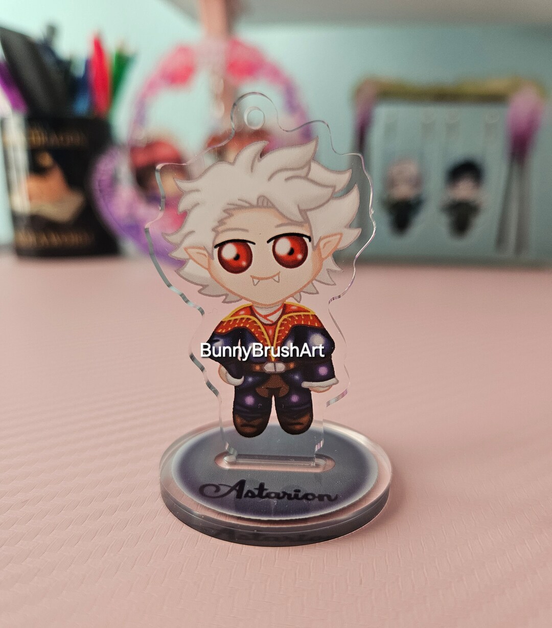 The Pale Elf Acrylic Standee and Charm - Etsy
