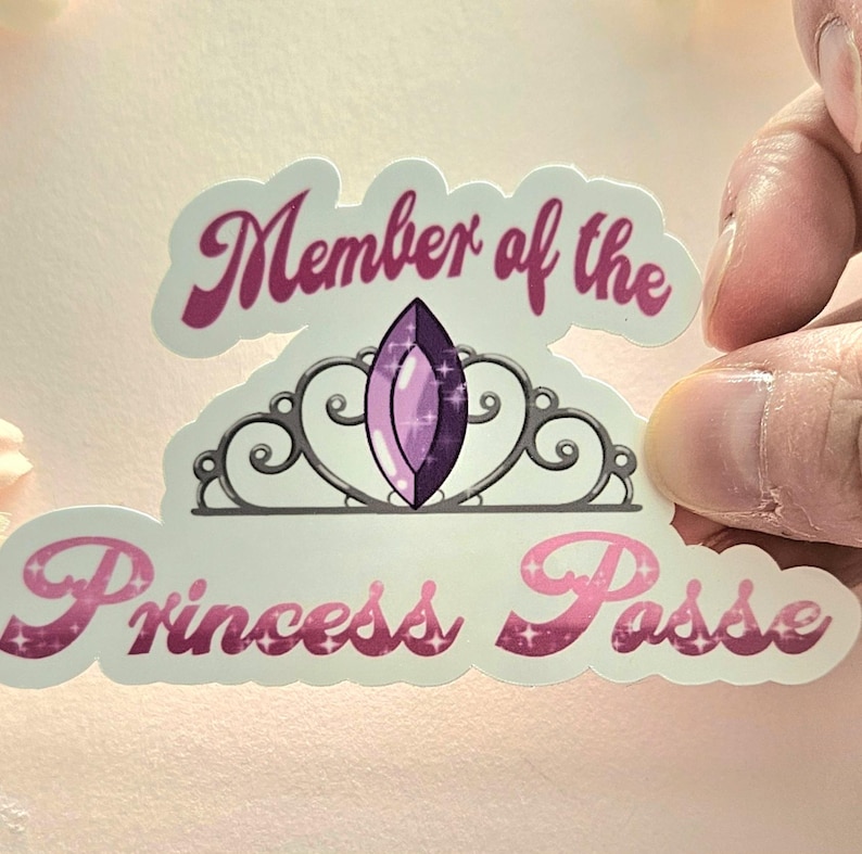 Donut’s Princess Posse Vinyl Sticker - Etsy