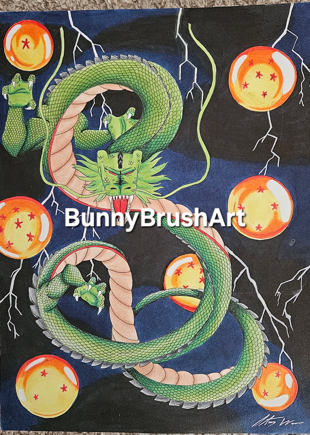 Wish Granting Dragon Art Print - Etsy