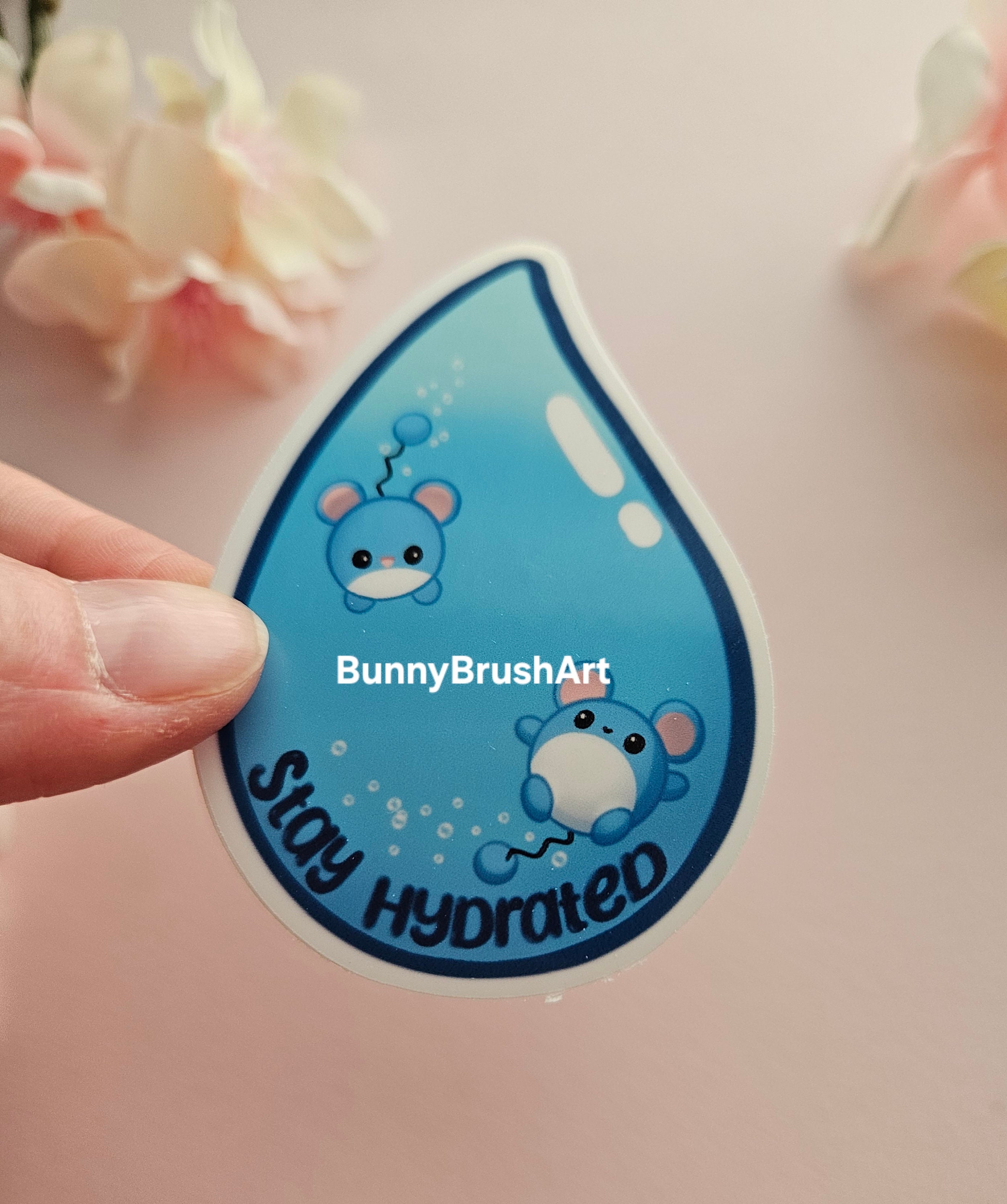 Stay Hydrated Vinyl Sticker - Etsy
