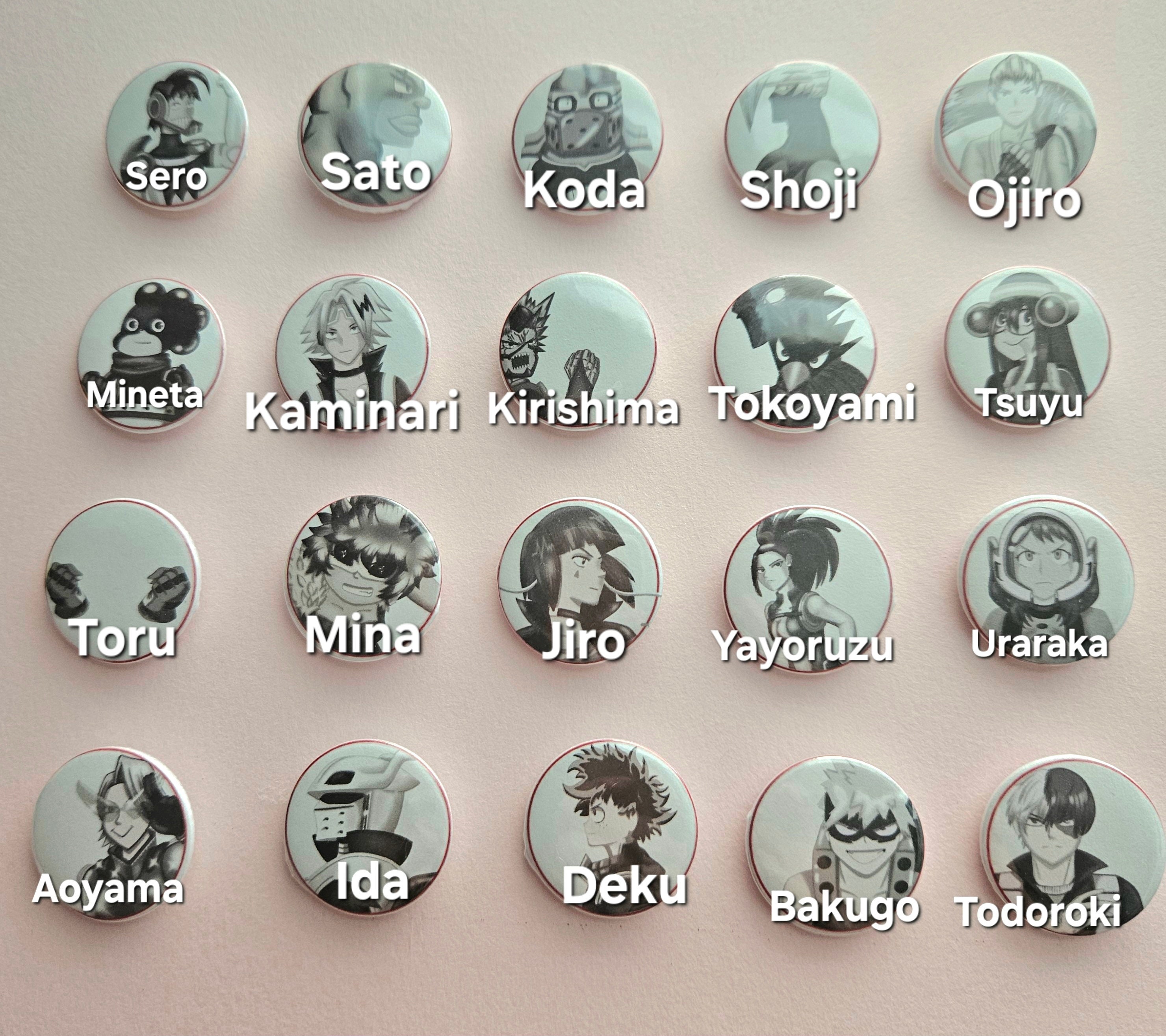 MHA Button Collection - Etsy