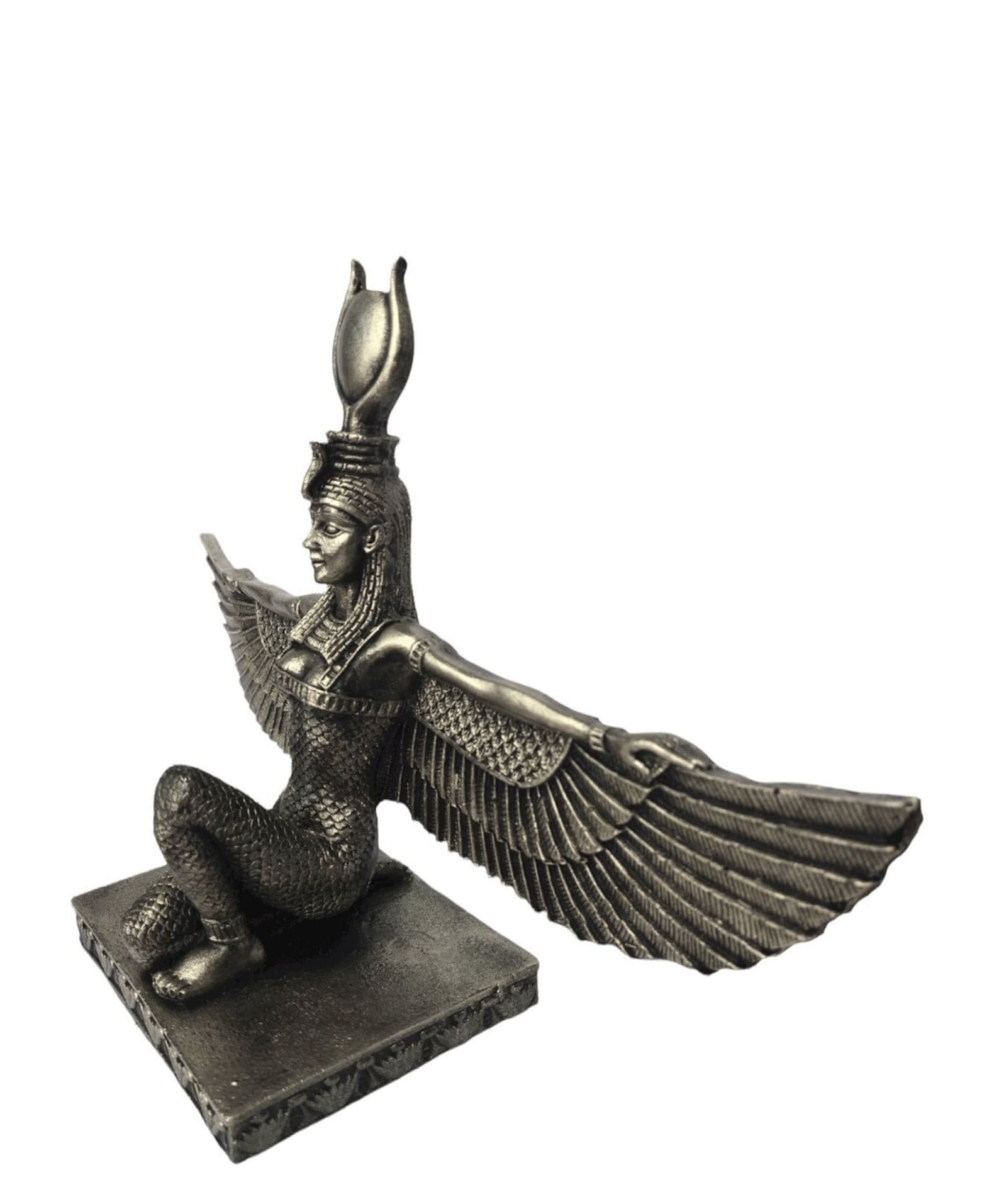 Set of 3 Isis Statues/ Unique Egyptian Goddessegyptian - Etsy