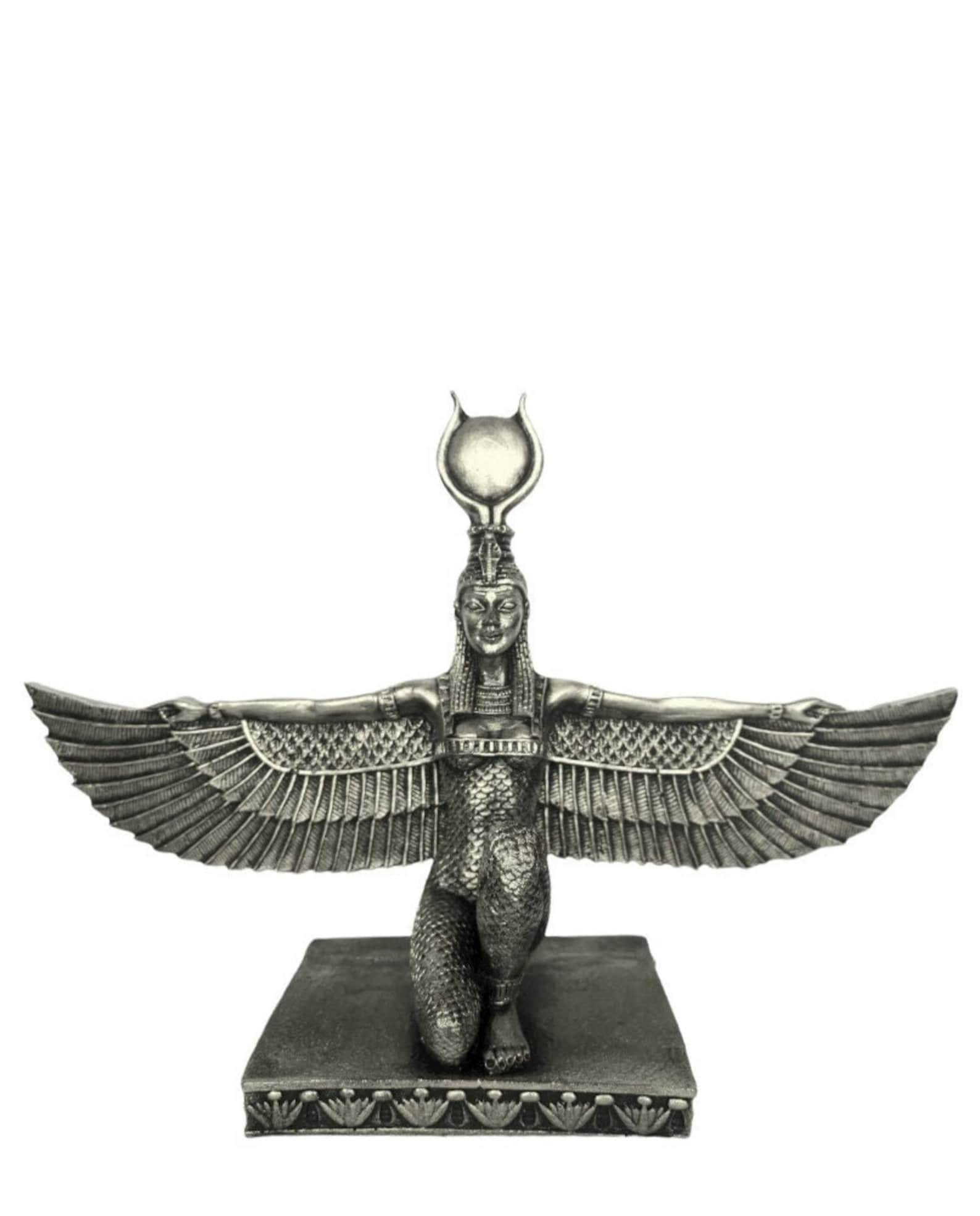 Set of 3 Isis Statues/ Unique Egyptian Goddessegyptian - Etsy