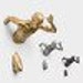 3 Pcs Running Man Wall Sculptures Gold/silver/bronz Colorclimbing Man ...
