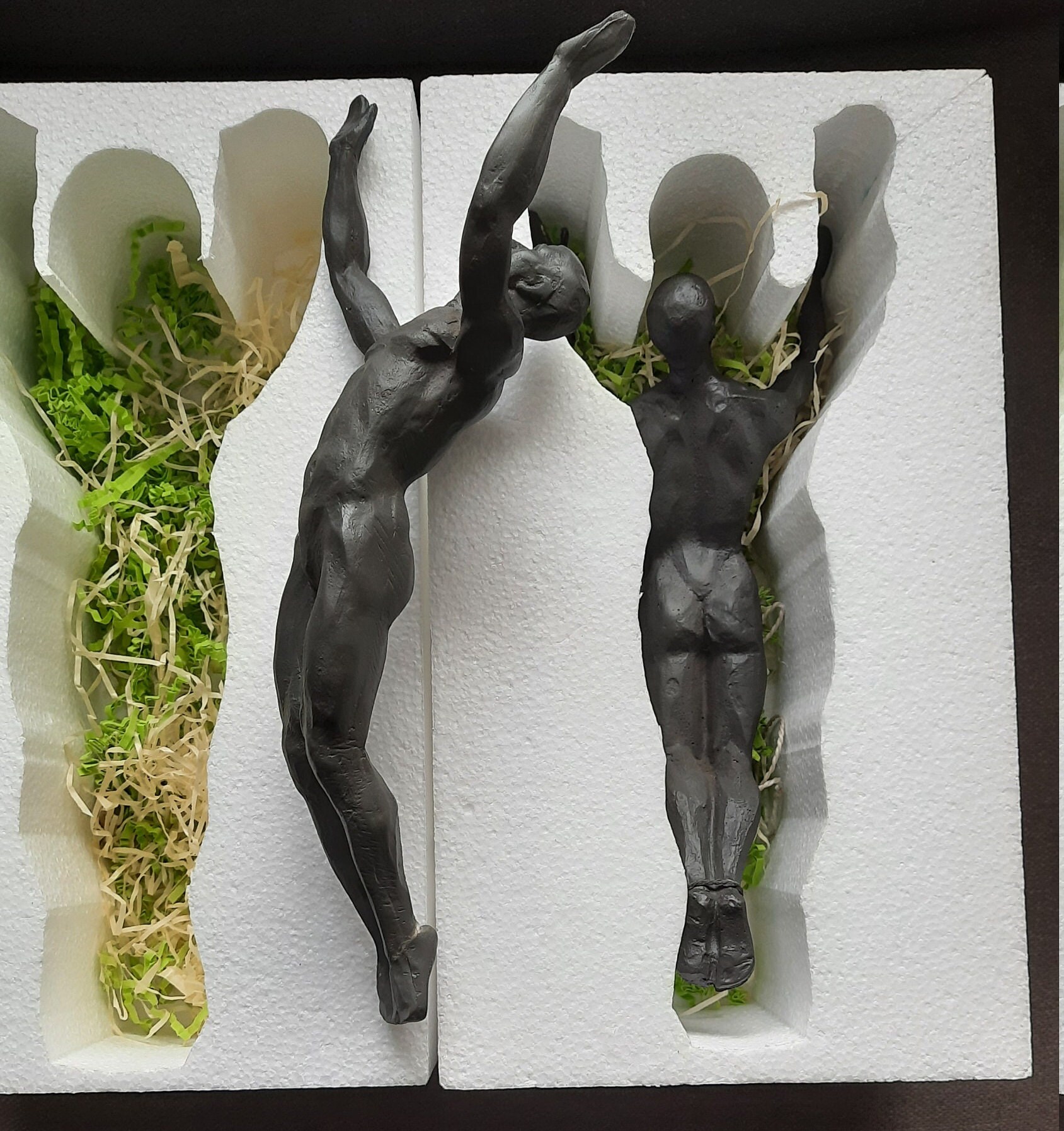 2 Pieces Diving Man Wall Sculptures climbing Man Wall Decor - Etsy