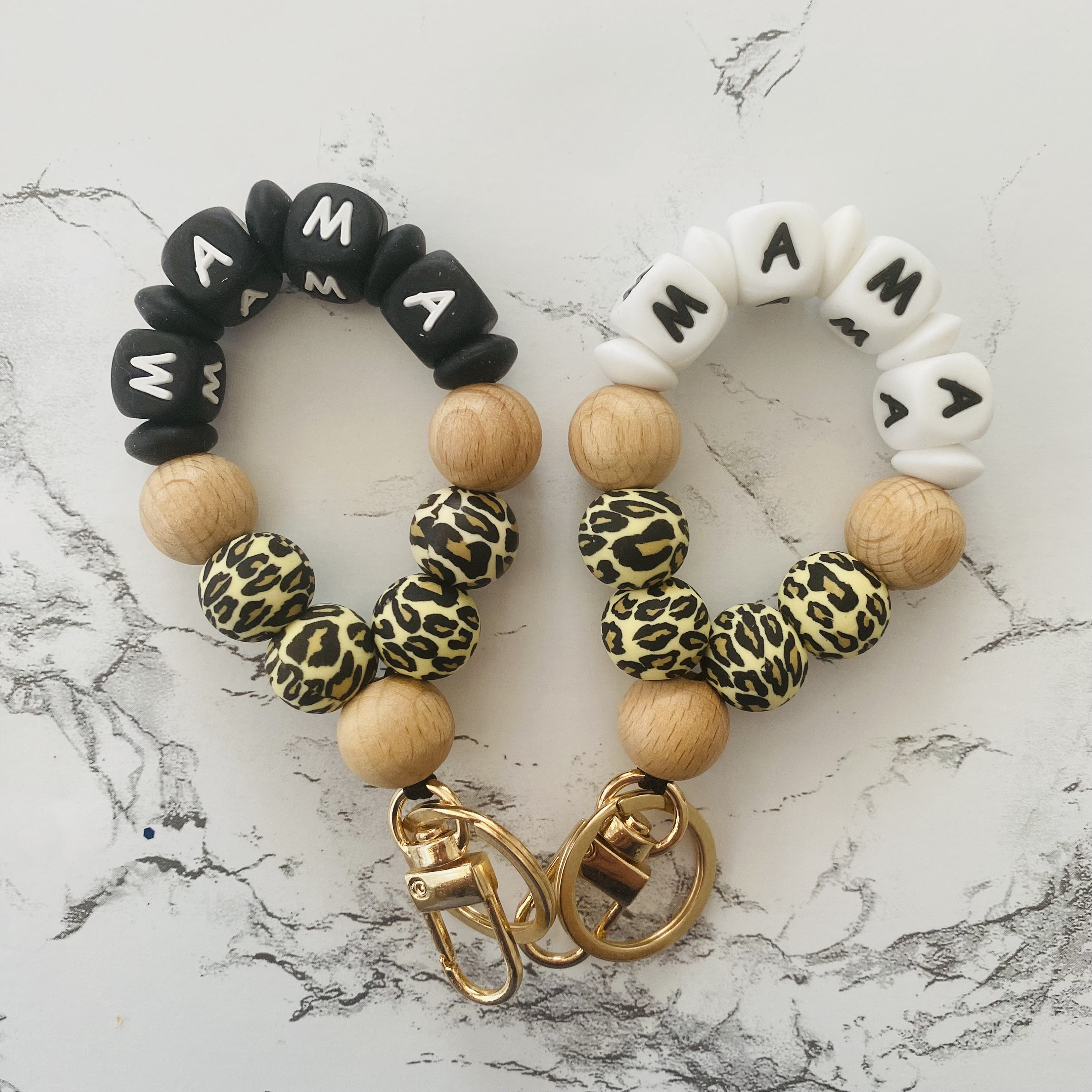 Mama Keychain, Keychain Ring, Beaded Keychain, Key Ring Keychain ...