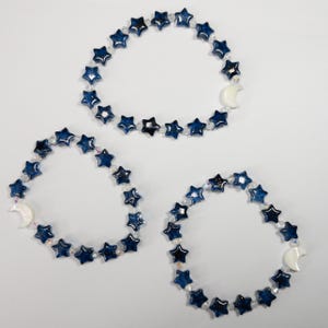 Moon & Stars Bracelet - Etsy