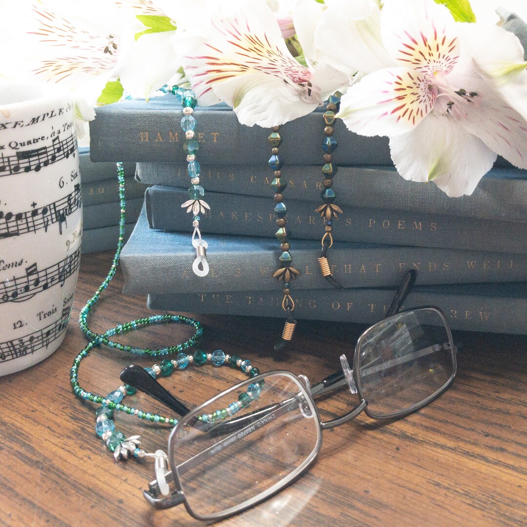 Lotus Flower Eyeglass Chain - Etsy
