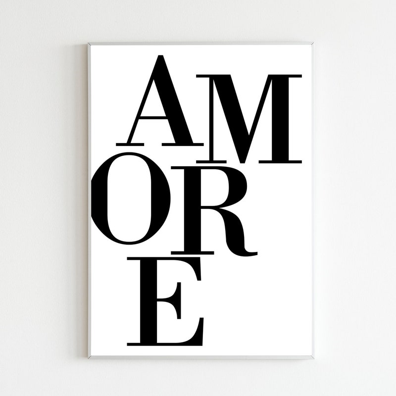 Amore Print - Etsy