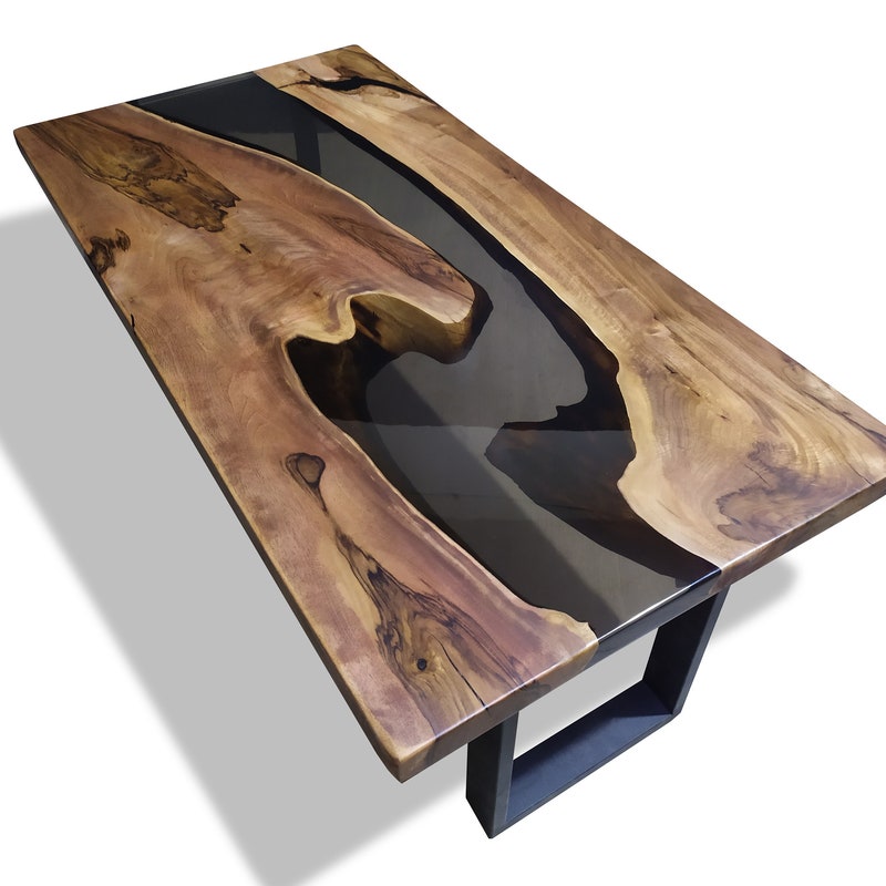 Small Square Resin Table - Etsy