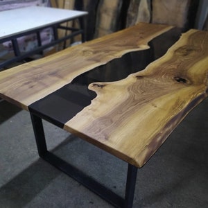 Epoxy Table Custom Dining Table Dining Room Table Live Edge - Etsy UK