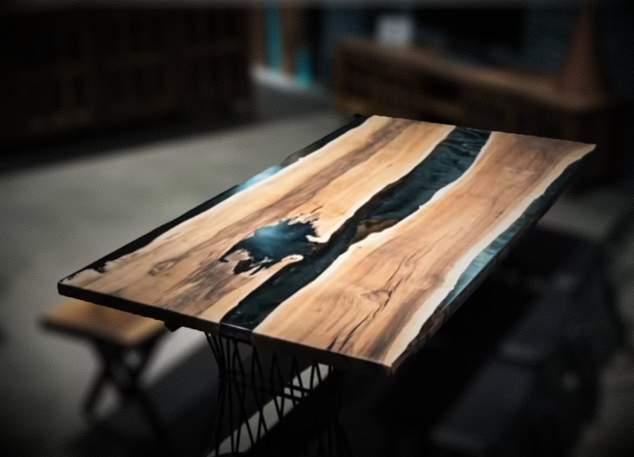 Custom River Table Epoxy Resin Coffee Table Live Edge Epoxy - Etsy Canada