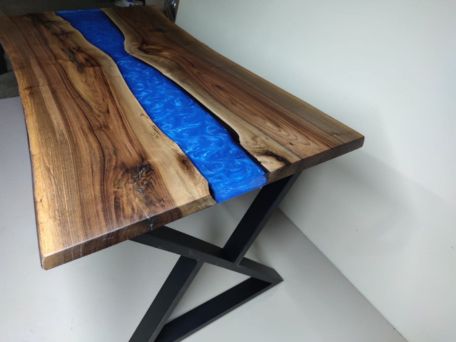 Epoxy Dining Table Live Edge Epoxy Table Epoxy River Table - Etsy
