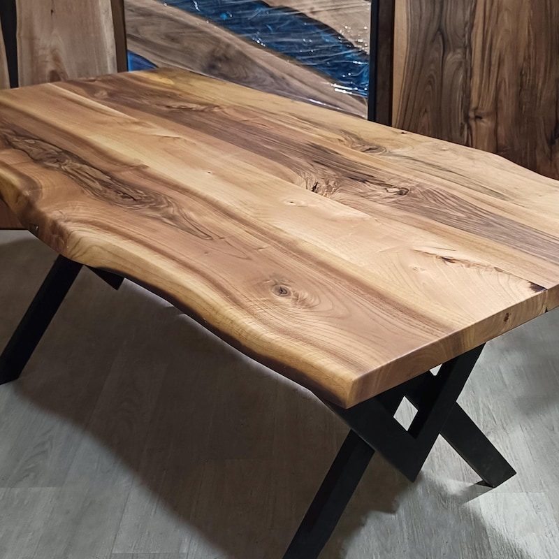 Walnut Dining Table - Etsy