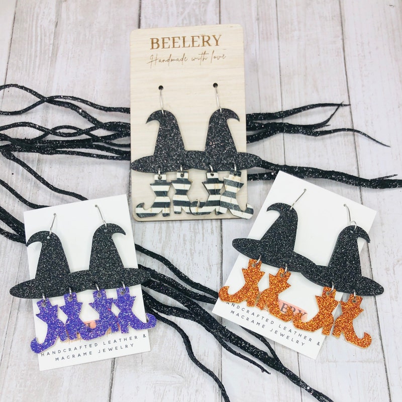 Witch Earrings - Etsy
