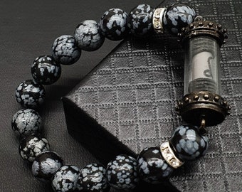 Rare Thai Buddhist Naga Snake Amulet With Natural Stone Bracelet ...